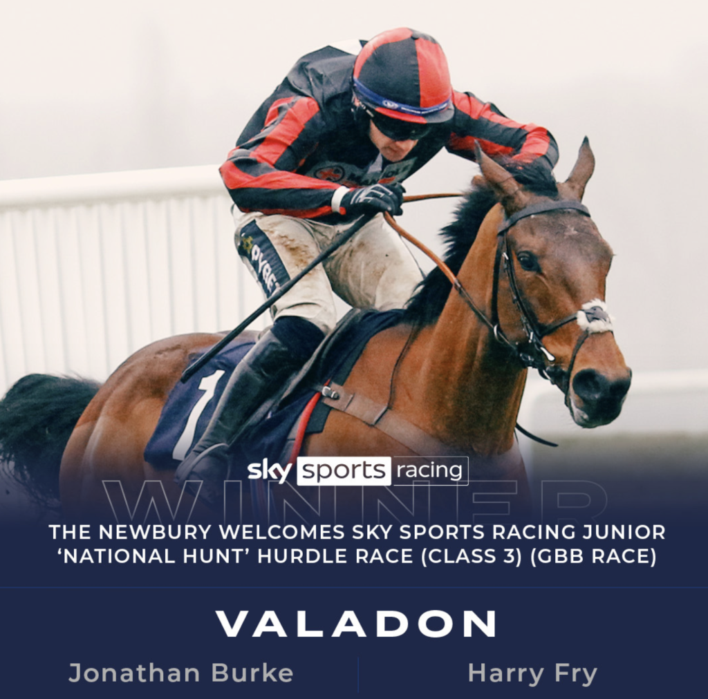 VALADON BACK IN THE WINNERS' ENCLOSURE AT NEWBURY | Harry Fry Racing, Racehorse Trainer